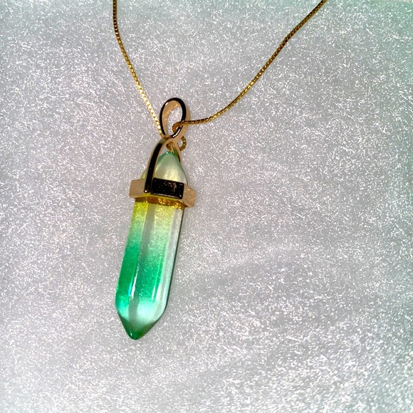 Hand Crafted | Jewelry | Natural Yellow And Green Quartz Gold Plated ...